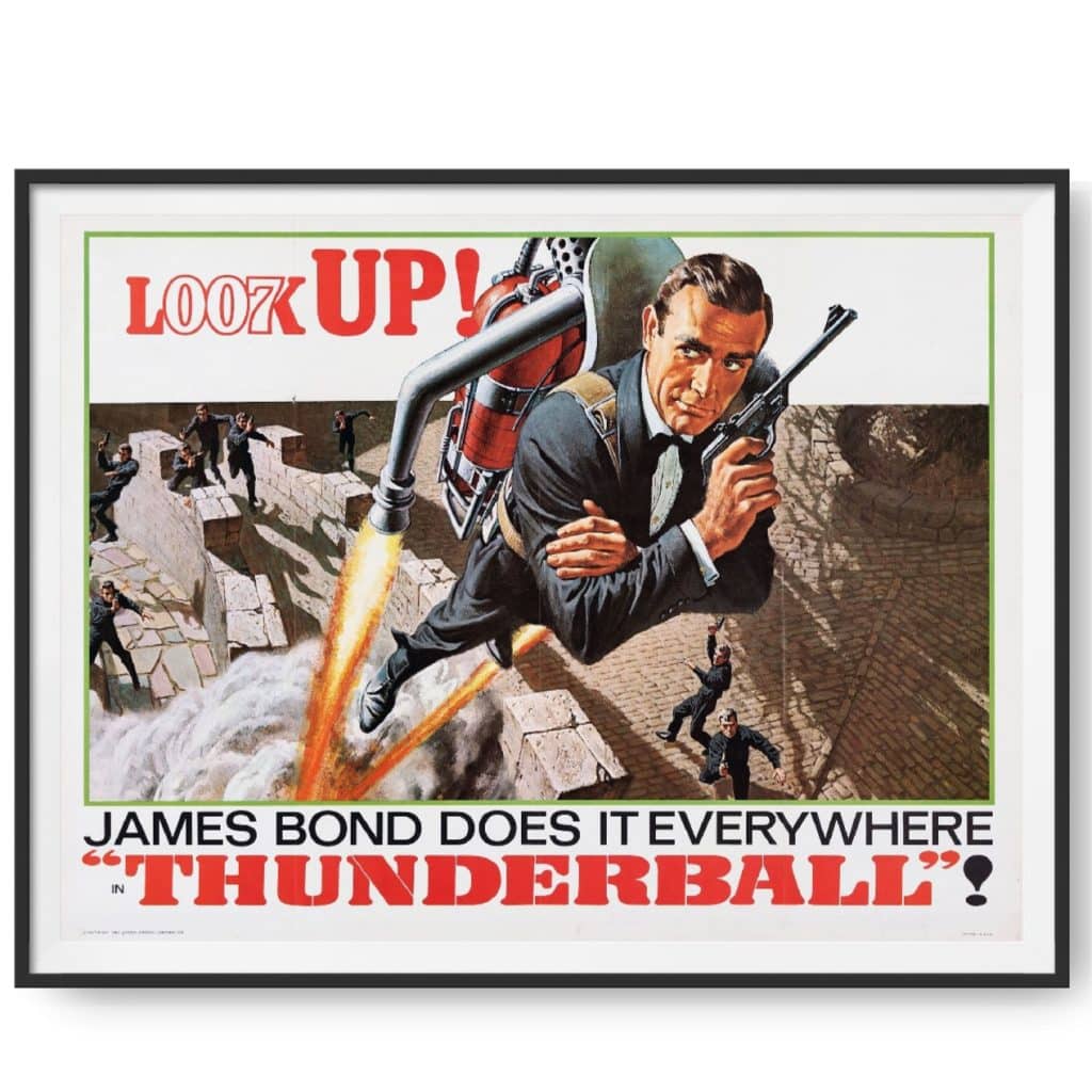 Thunderball (1965) Original US Subway poster - Cinema Poster Gallery