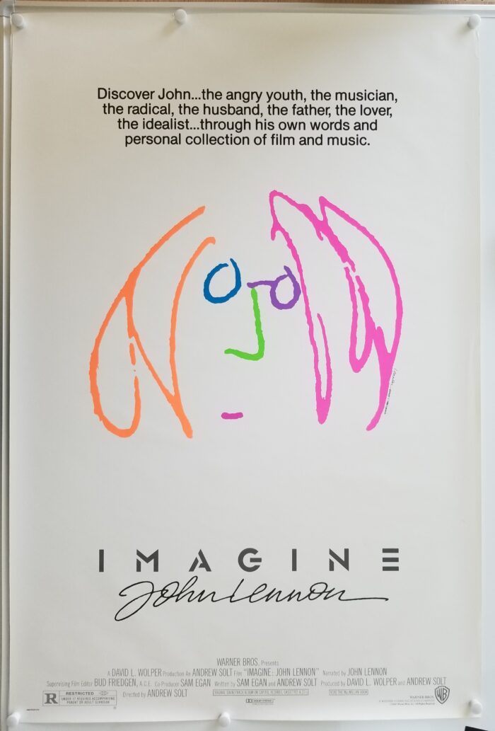 Imagine: John Lennon (1988) Original US One Sheet Poster - Cinema ...