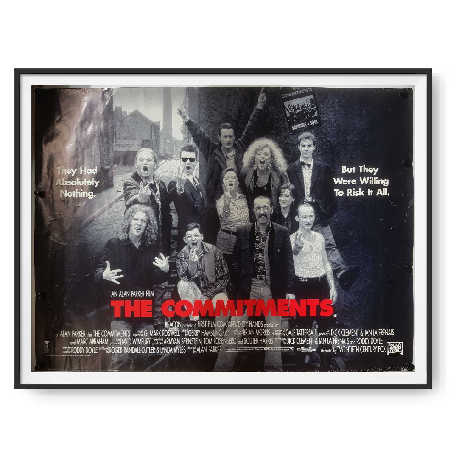 The Commitments (1991) UK Quad Poster - Cinema Poster Gallery