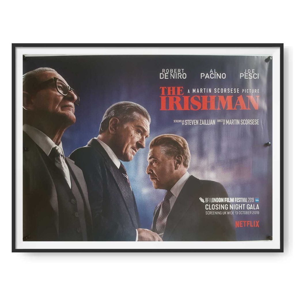 The Irishman (2019) Original UK Quad Poster - Cinema Poster Gallery