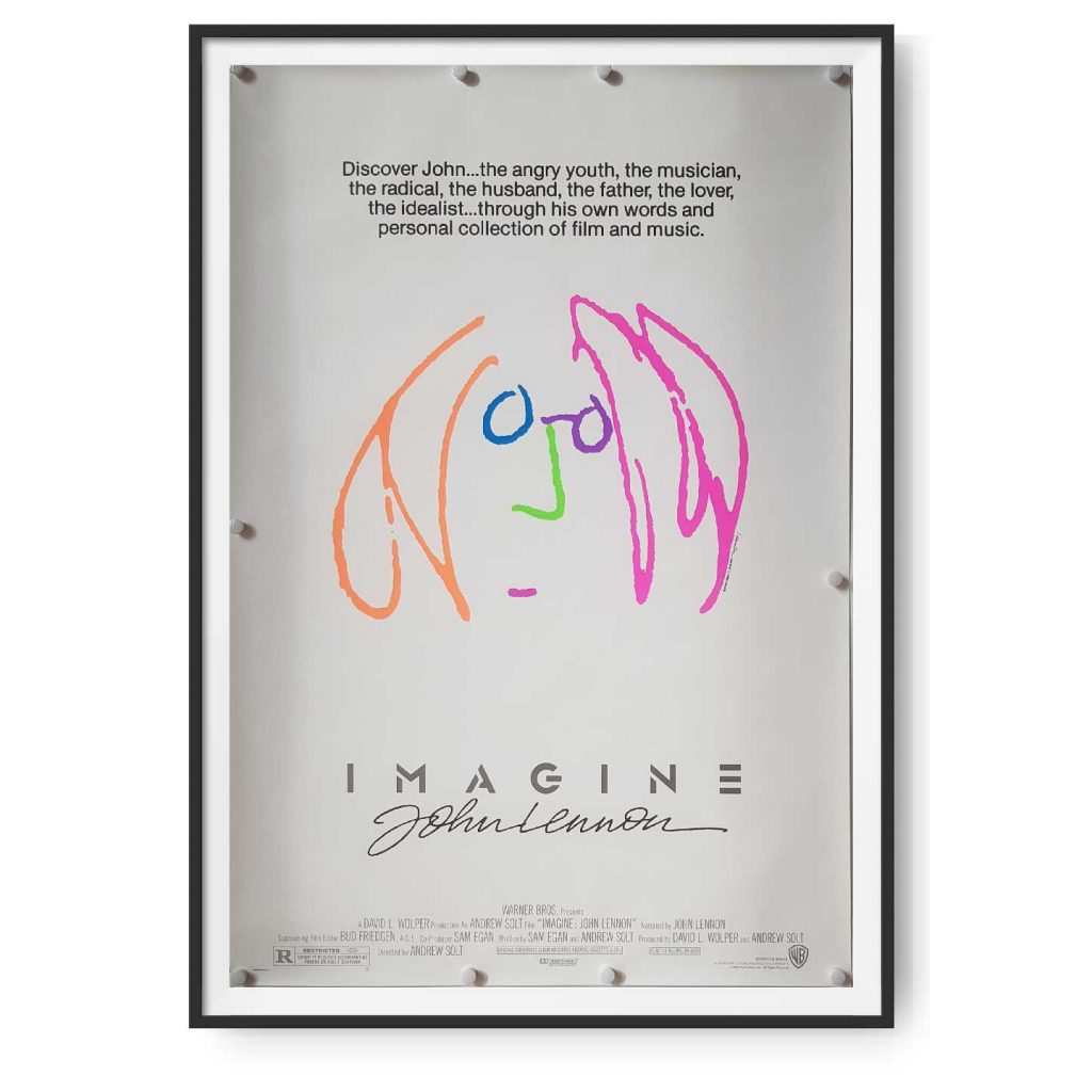Imagine: John Lennon (1988) Original US One Sheet Poster - Cinema ...