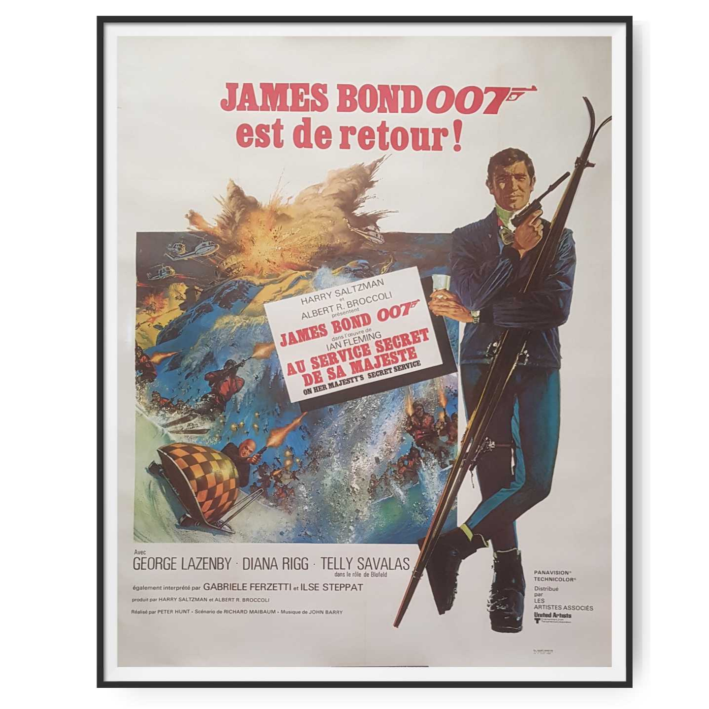 On Her Majestys Secret Service Poster On Her Majesty's Secret Service