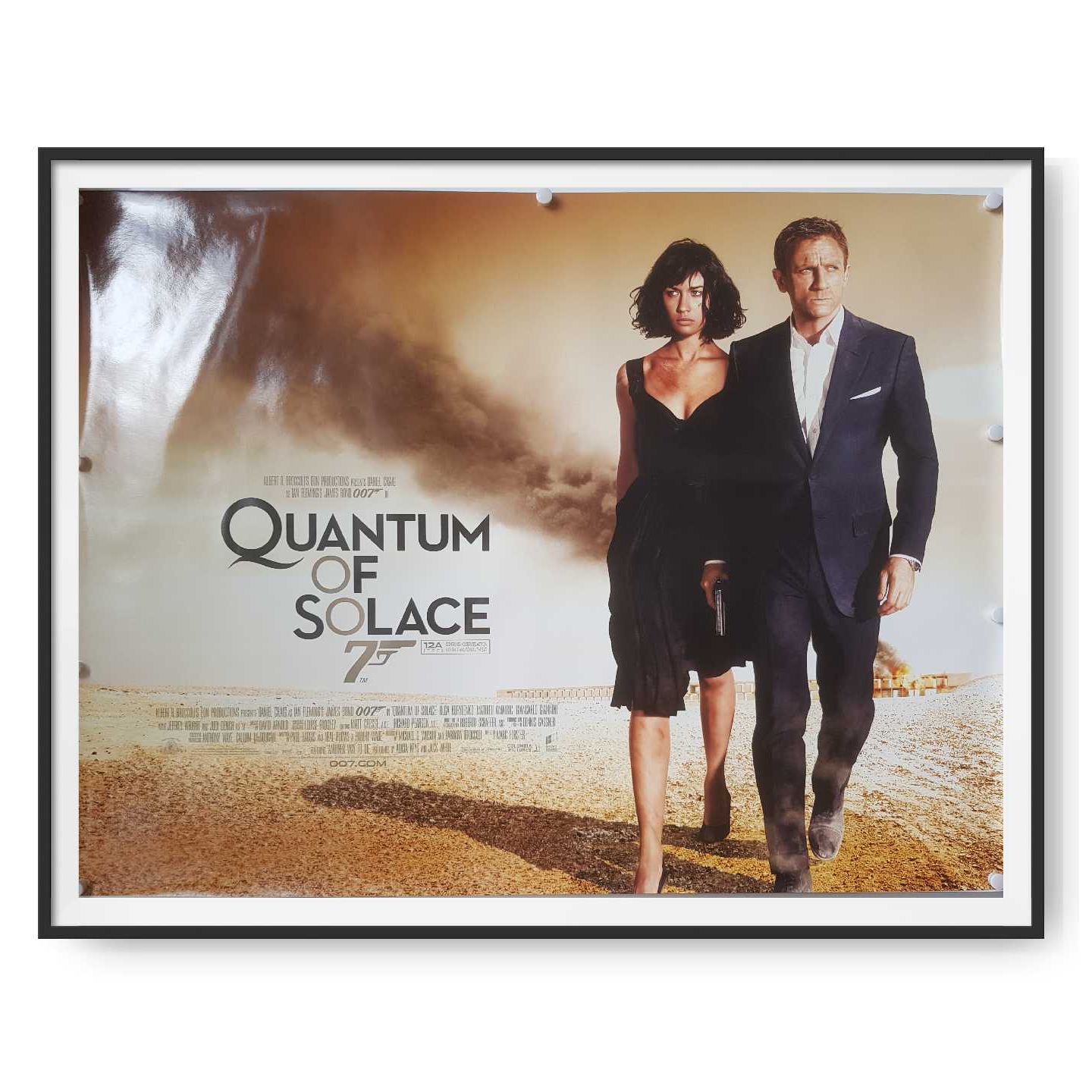 Quantum of Solace UK (2008) Quad Poster - Cinema Poster Gallery