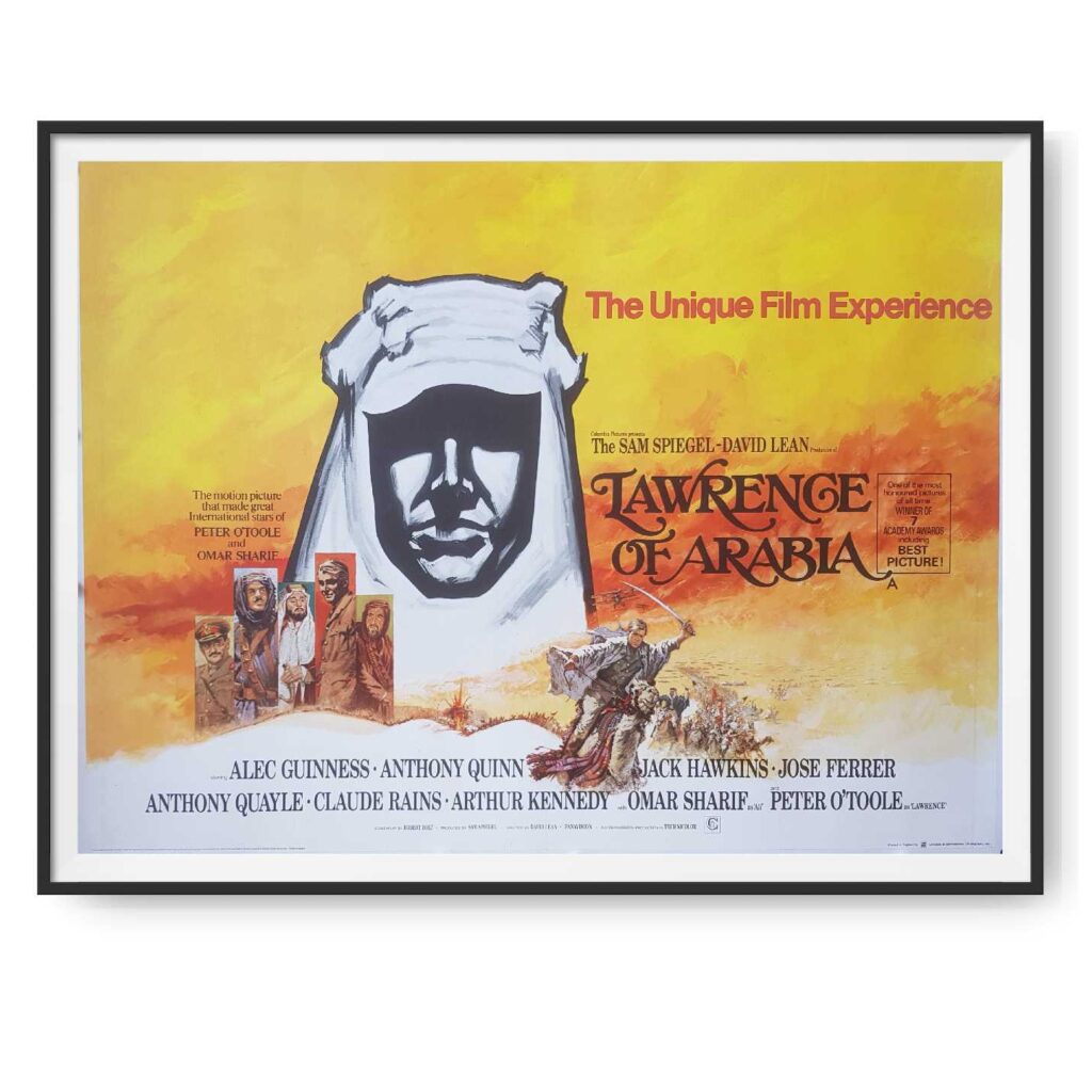 Lawrence Of Arabia (1962) UK Quad 71 RR - Cinema Poster Gallery
