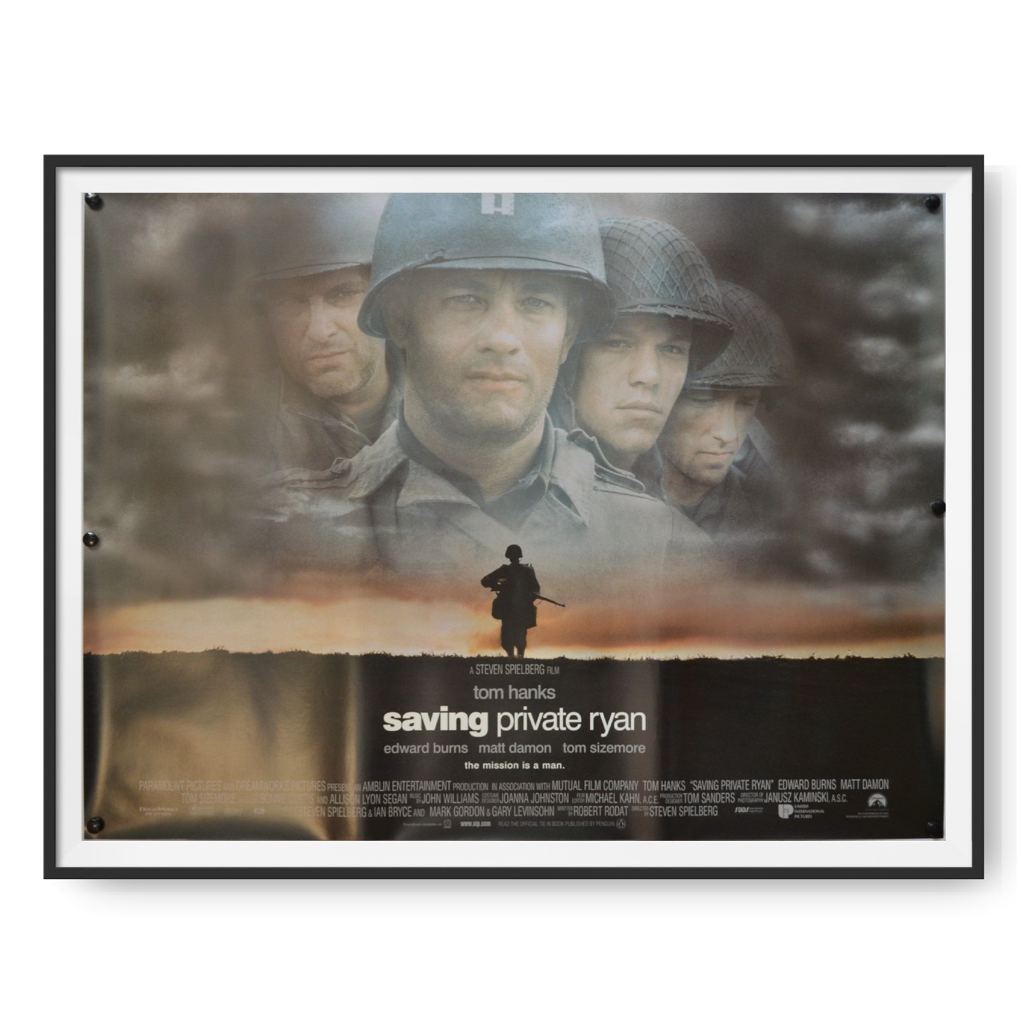 Saving Private Ryan (1998) UK Quad Poster - Cinema Poster Gallery