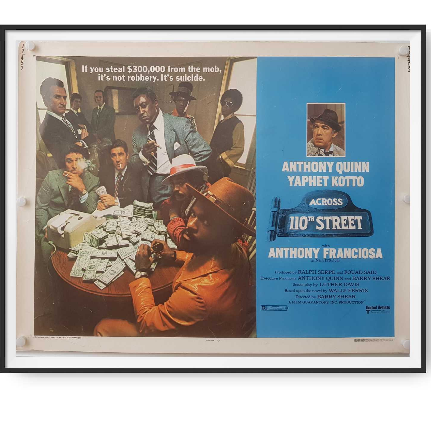 Across 110th Street (1972) Half Sheet Poster - Cinema Poster Gallery
