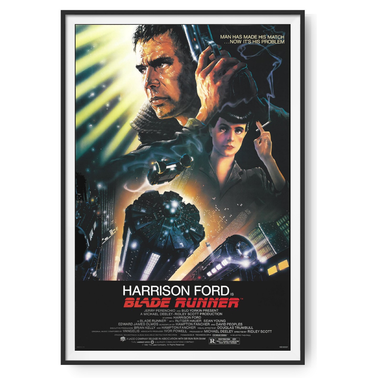 Blade Runner (1982) Framed US One Sheet poster - Cinema Poster Gallery