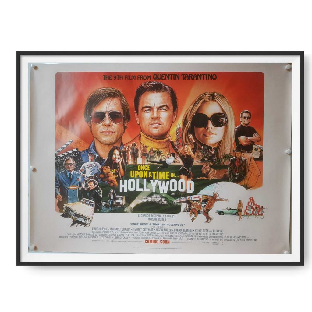 Once Upon a Time in Hollywood (2019) UK Quad Poster - Cinema Poster Gallery
