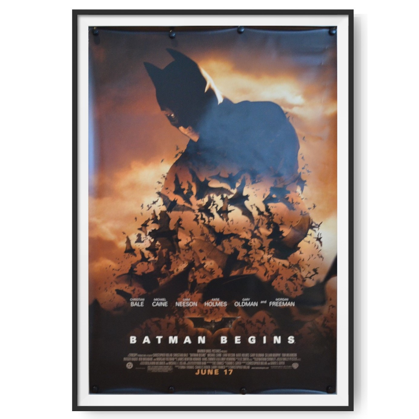 Batman Begins Poster Originale Del Film BATMAN BEGINS MOVIE POSTER