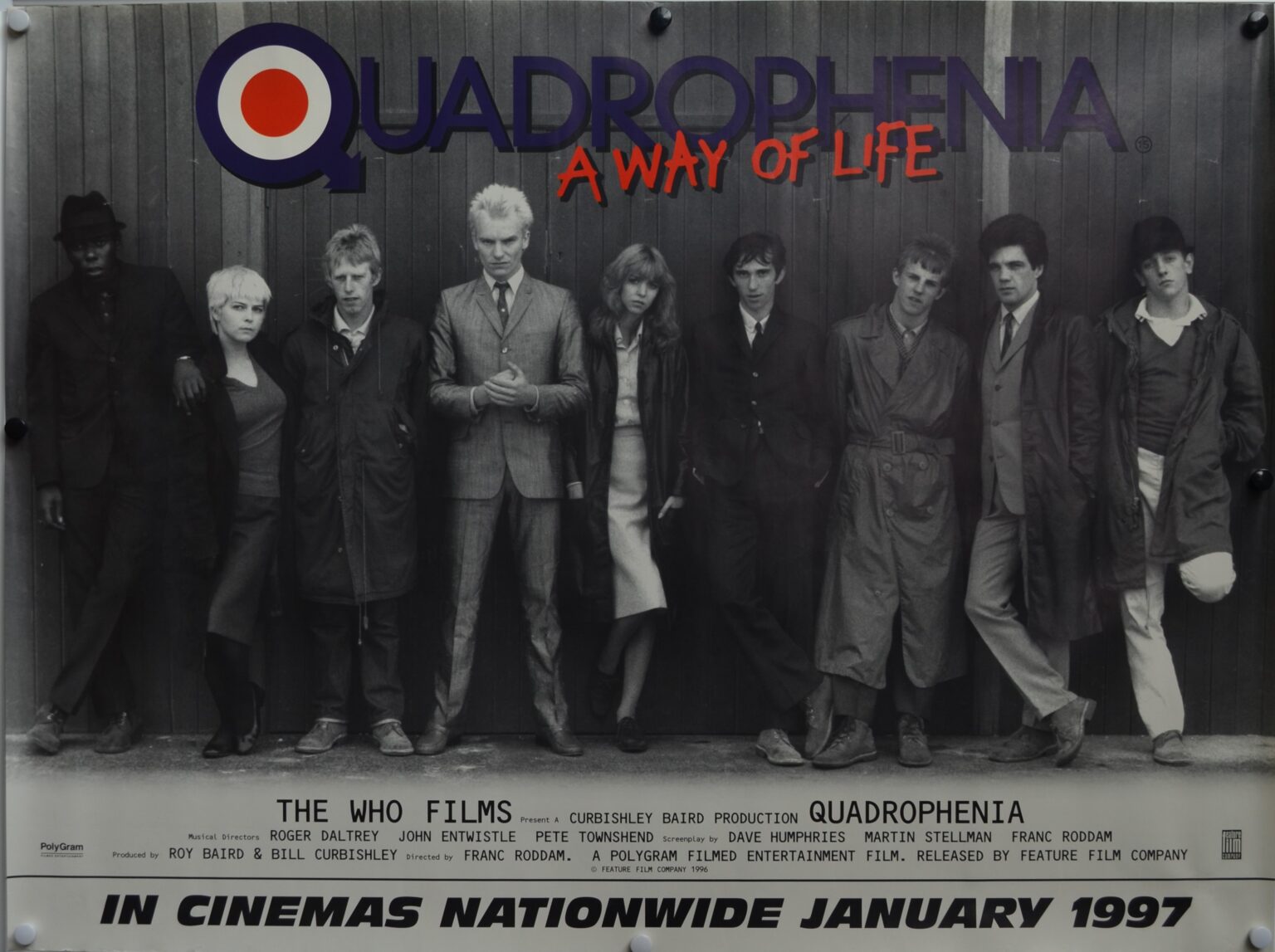 Quadrophenia (1979) UK Quad Poster 1997 RR - Cinema Poster Gallery
