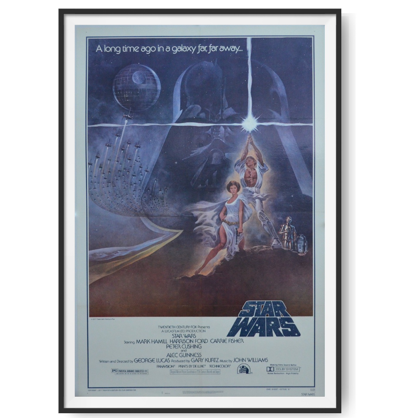 Star Wars (1977) Original Style A US One Sheet Poster - Cinema Poster ...