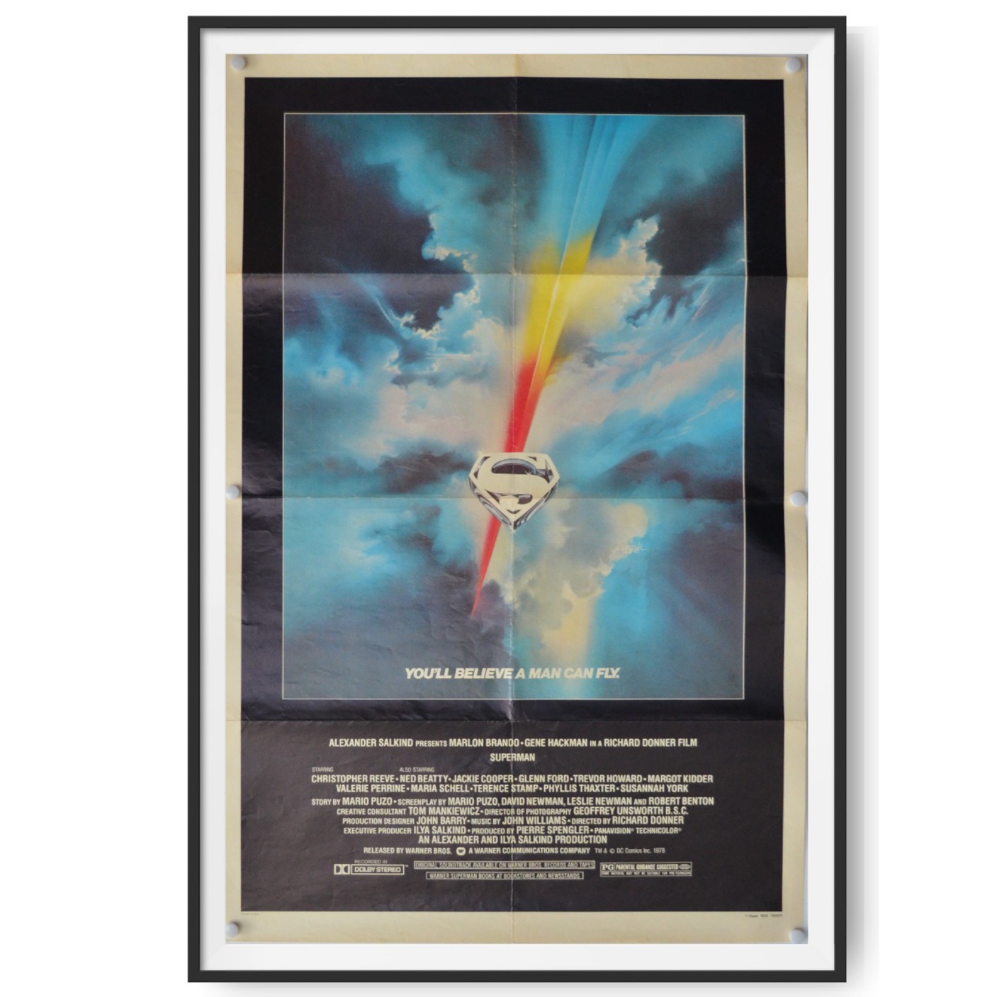 Superman (1978) Original US One Sheet Poster - Cinema Poster Gallery