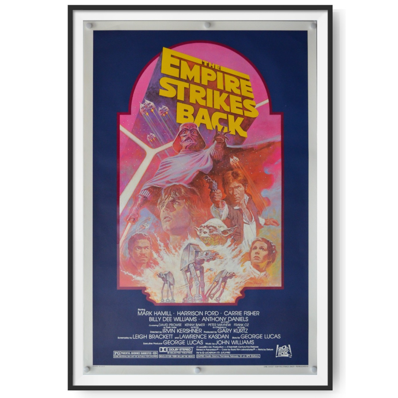 The Empire Strikes Back (1980) Original US One Sheet Poster 82 RR sold ...