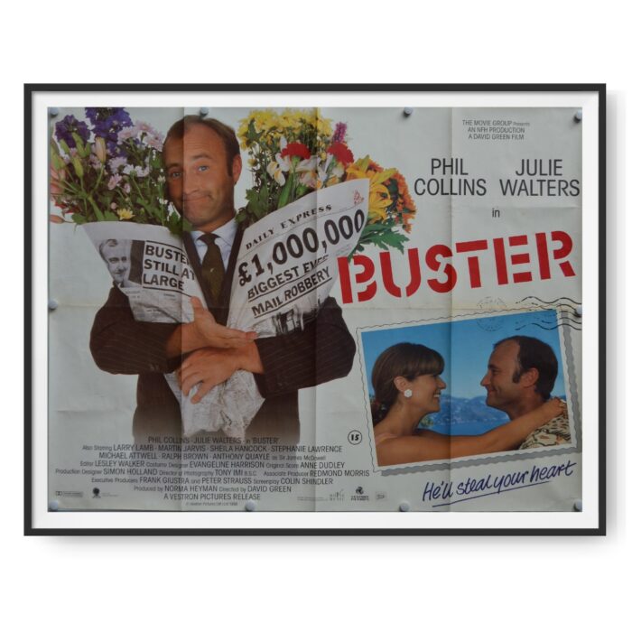 Buster (1988) Original UK Quad Cinema Poster - Cinema Poster Gallery