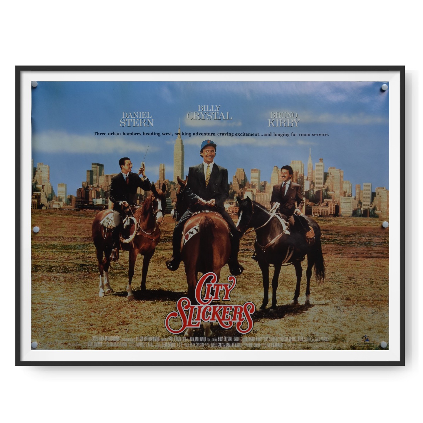 City Slickers (1991) Original UK Quad Cinema Poster - Cinema Poster Gallery