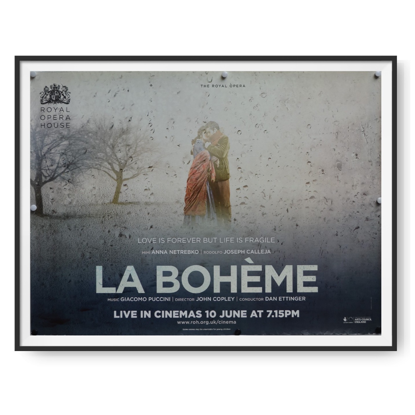 La Boheme (The Royal Opera House ) Original UK Quad Cinema Poster ...