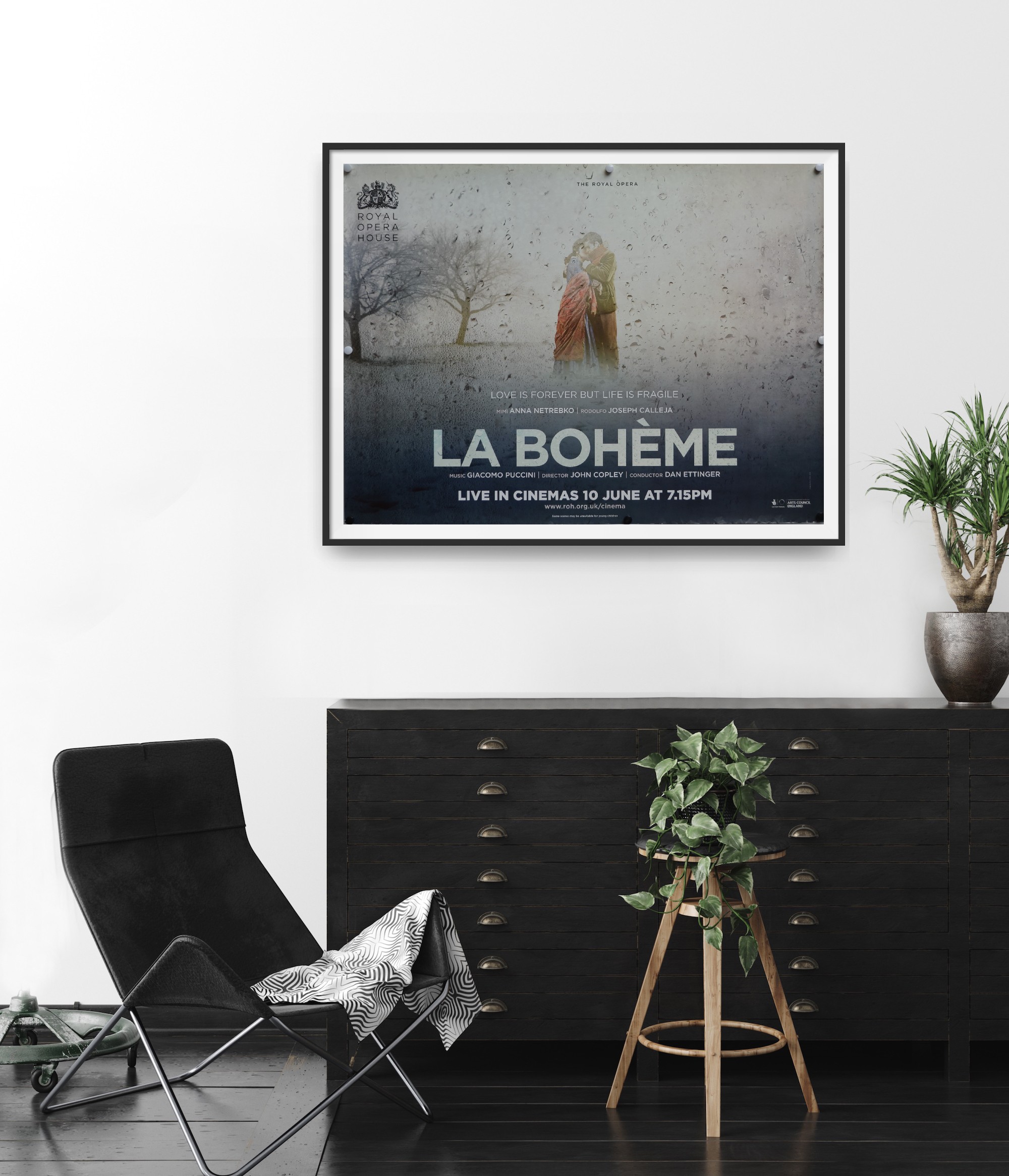 La Boheme (The Royal Opera House ) Original UK Quad Cinema Poster ...