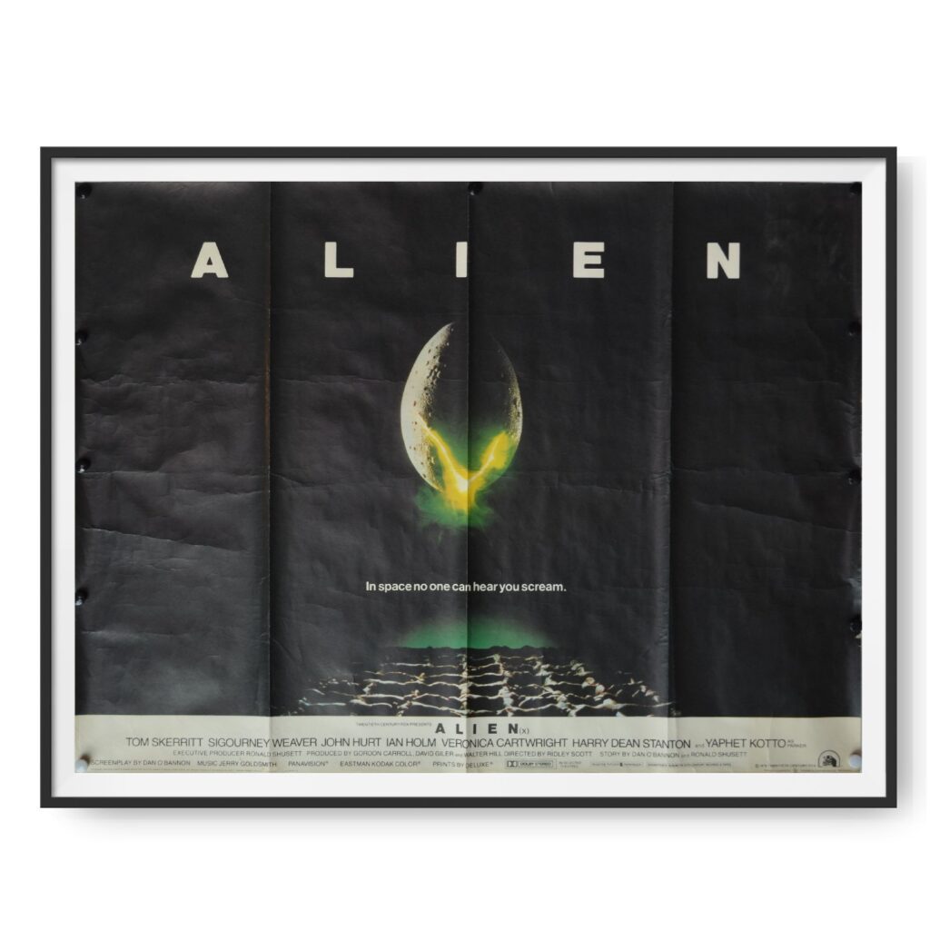 Alien (1979) Original UK Quad Cinema Poster - Cinema Poster Gallery