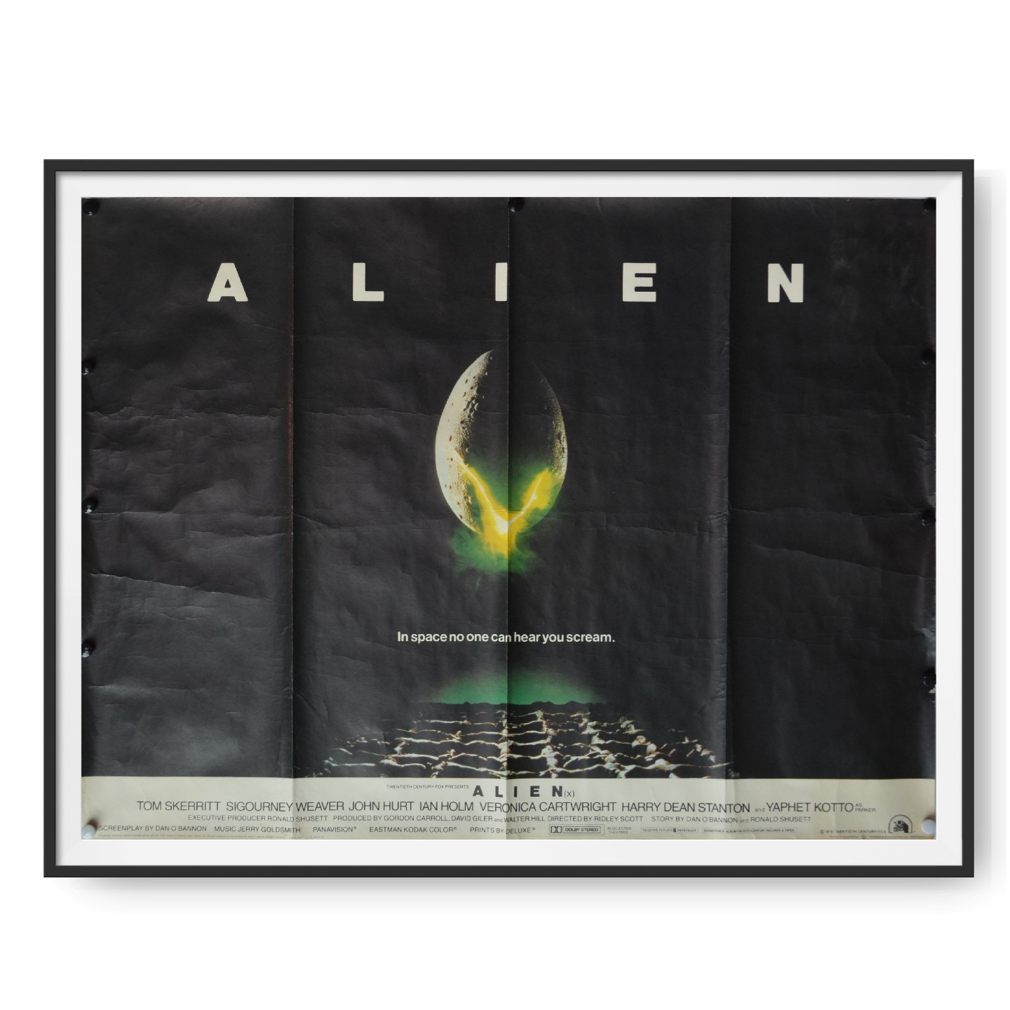 Alien (1979) Original UK Quad Cinema Poster - Cinema Poster Gallery