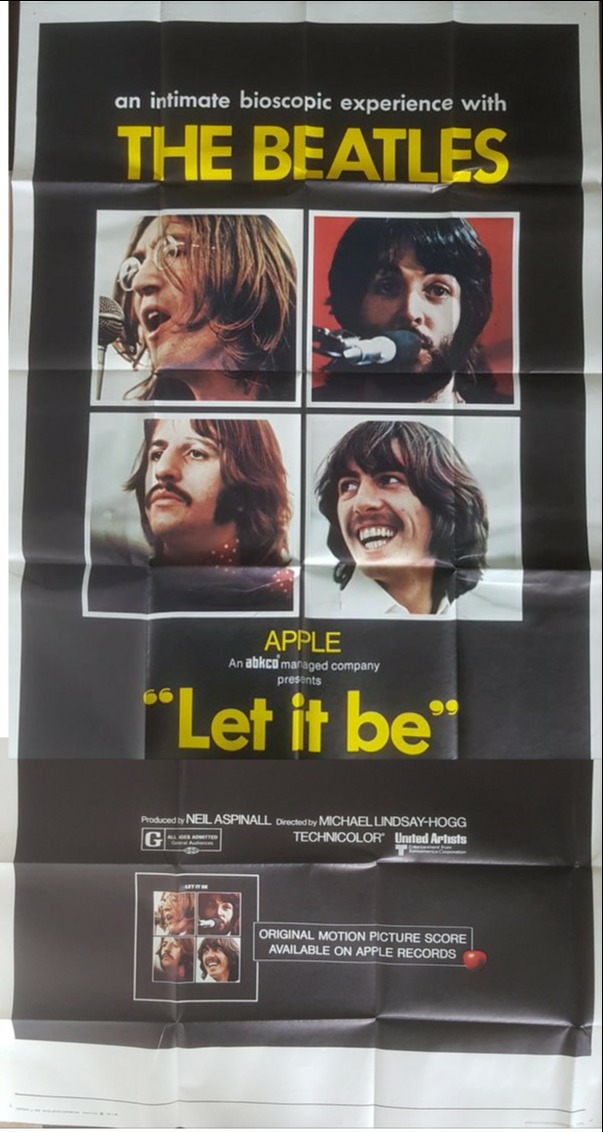 Let It Be (1970) US Three Sheet Poster - Cinema Poster Gallery