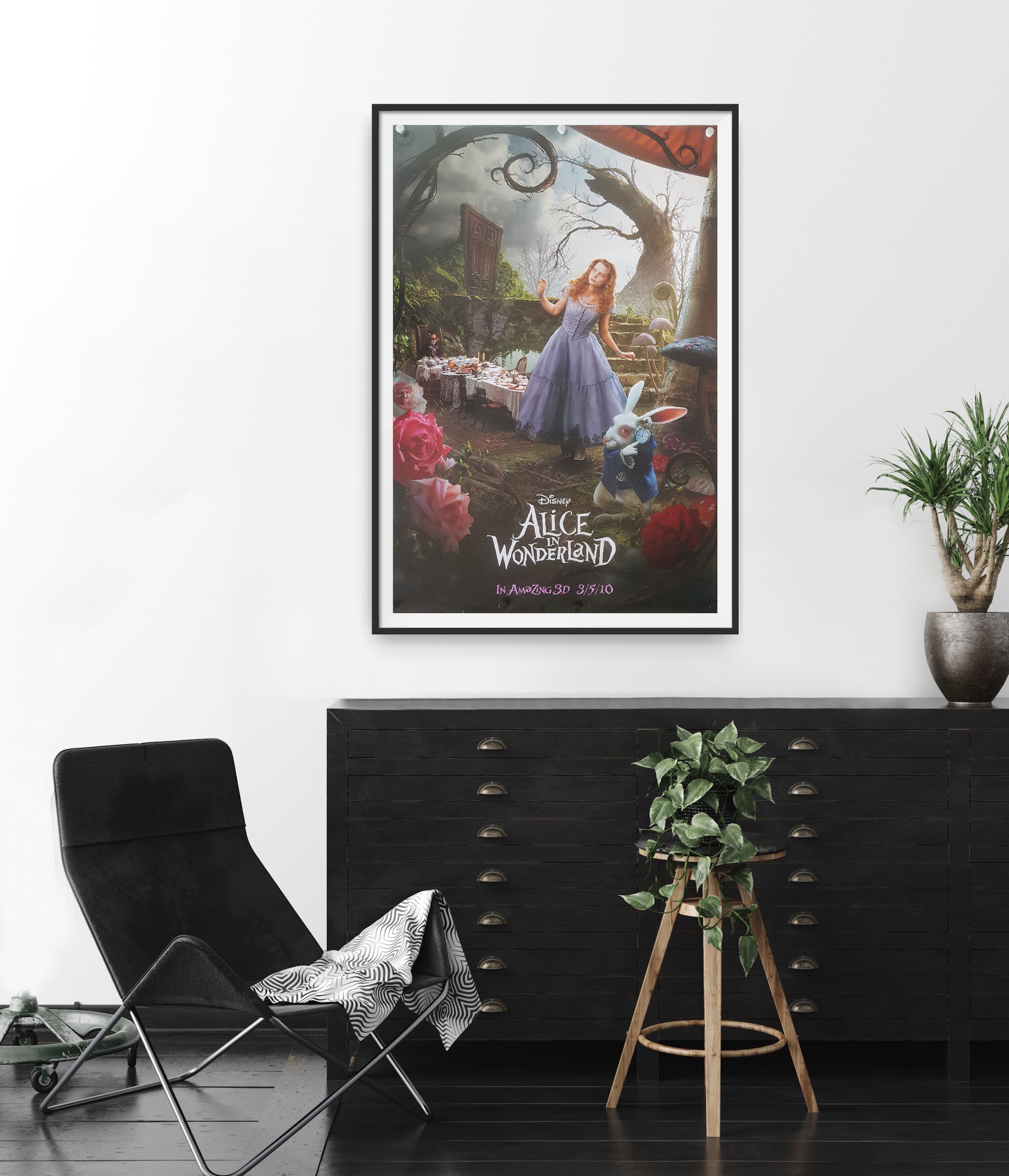 Alice in Wonderland (2010) US One Sheet Poster - Cinema Poster Gallery