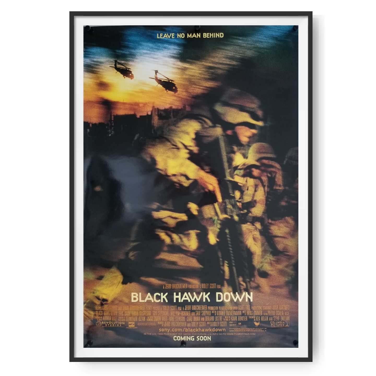 Black Hawk Down Movie Poster 2001