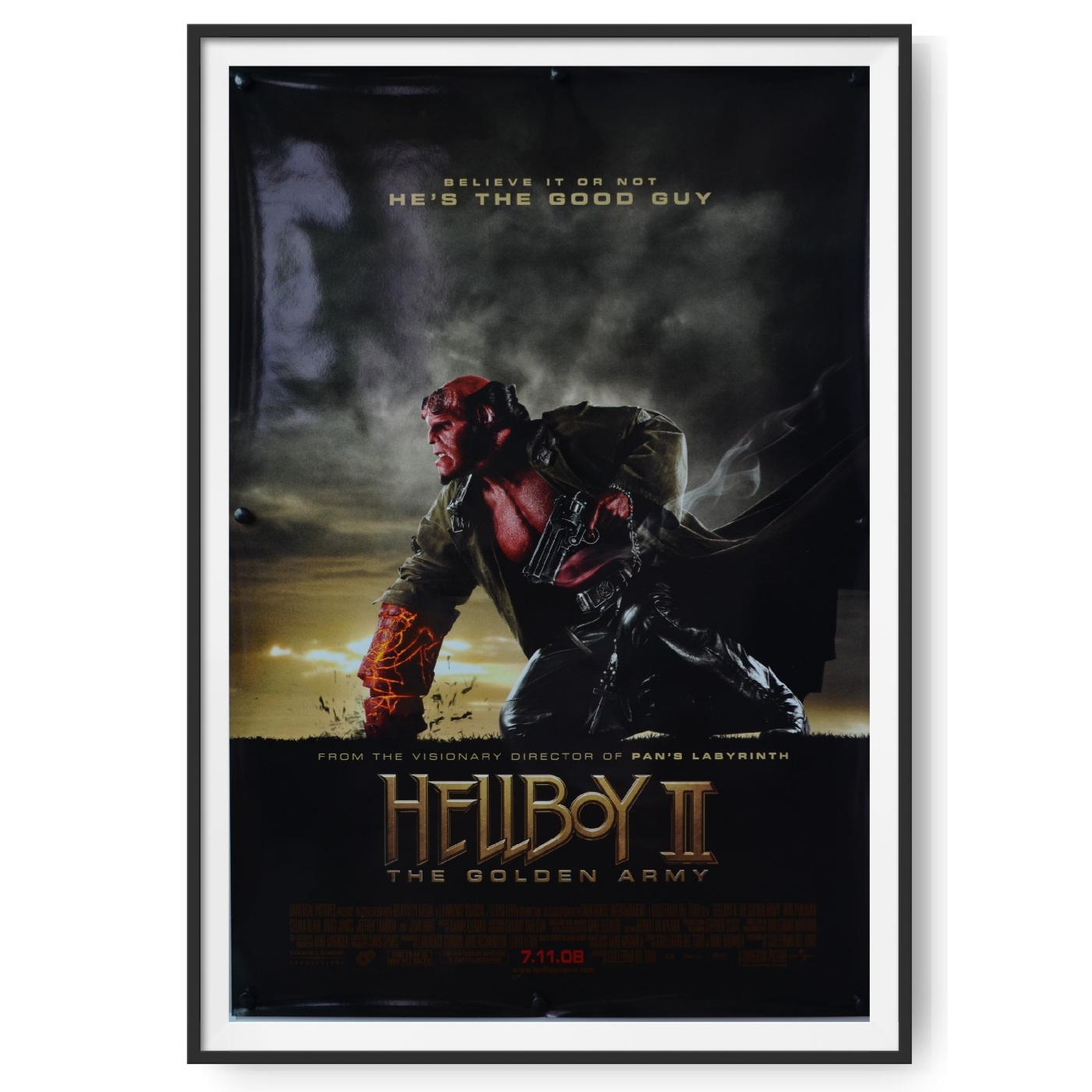 Hellboy II The Golden Army (2008) Original US One Sheet Poster - Cinema ...
