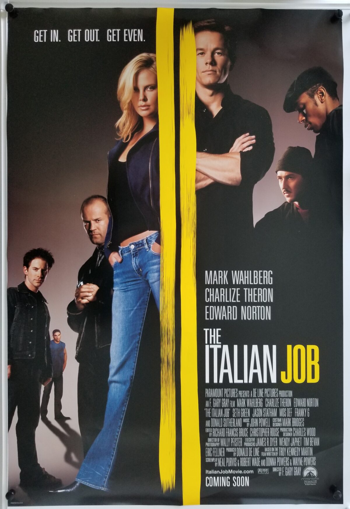 The Italian Job (2003) US One Sheet Poster - Cinema Poster Gallery