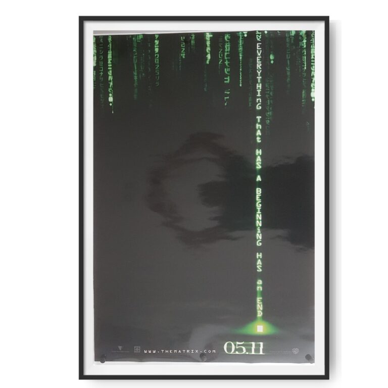 The Matrix Revolutions (2003) Original US One Sheet Poster - Cinema ...