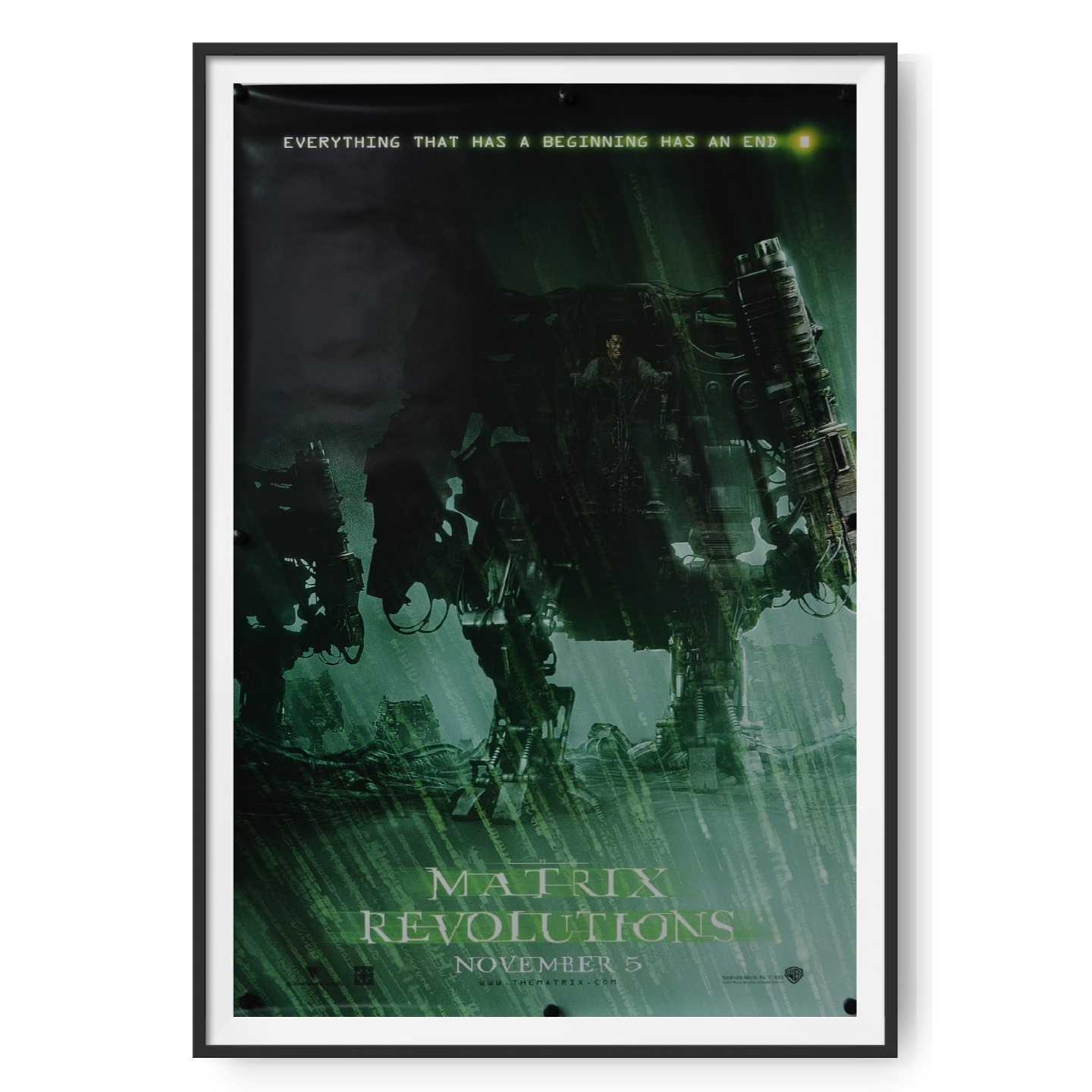 The Matrix Revolutions (2003) Original US One Sheet Poster (Mauser ...