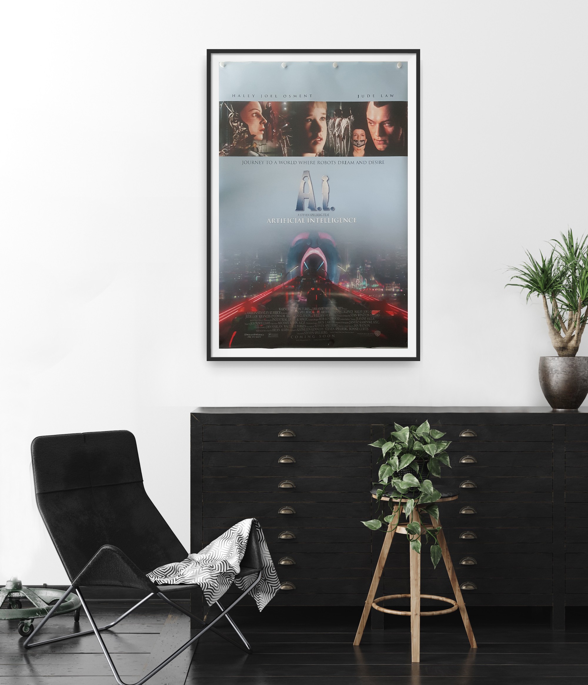 A.I. Artificial Intelligence (2001) US One Sheet Poster - Cinema Poster ...