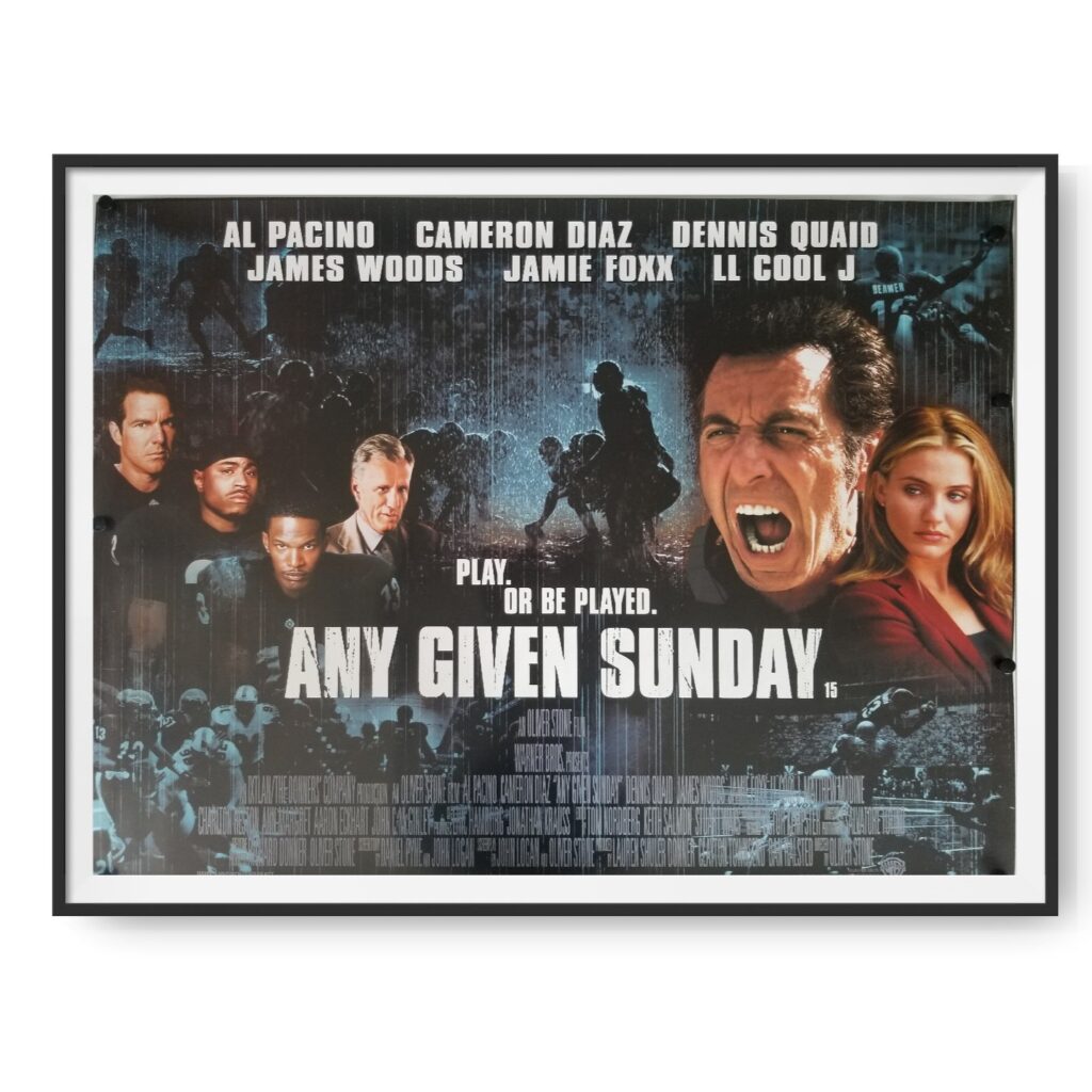 Any Given Sunday (1999) Original UK Quad Poster - Cinema Poster Gallery