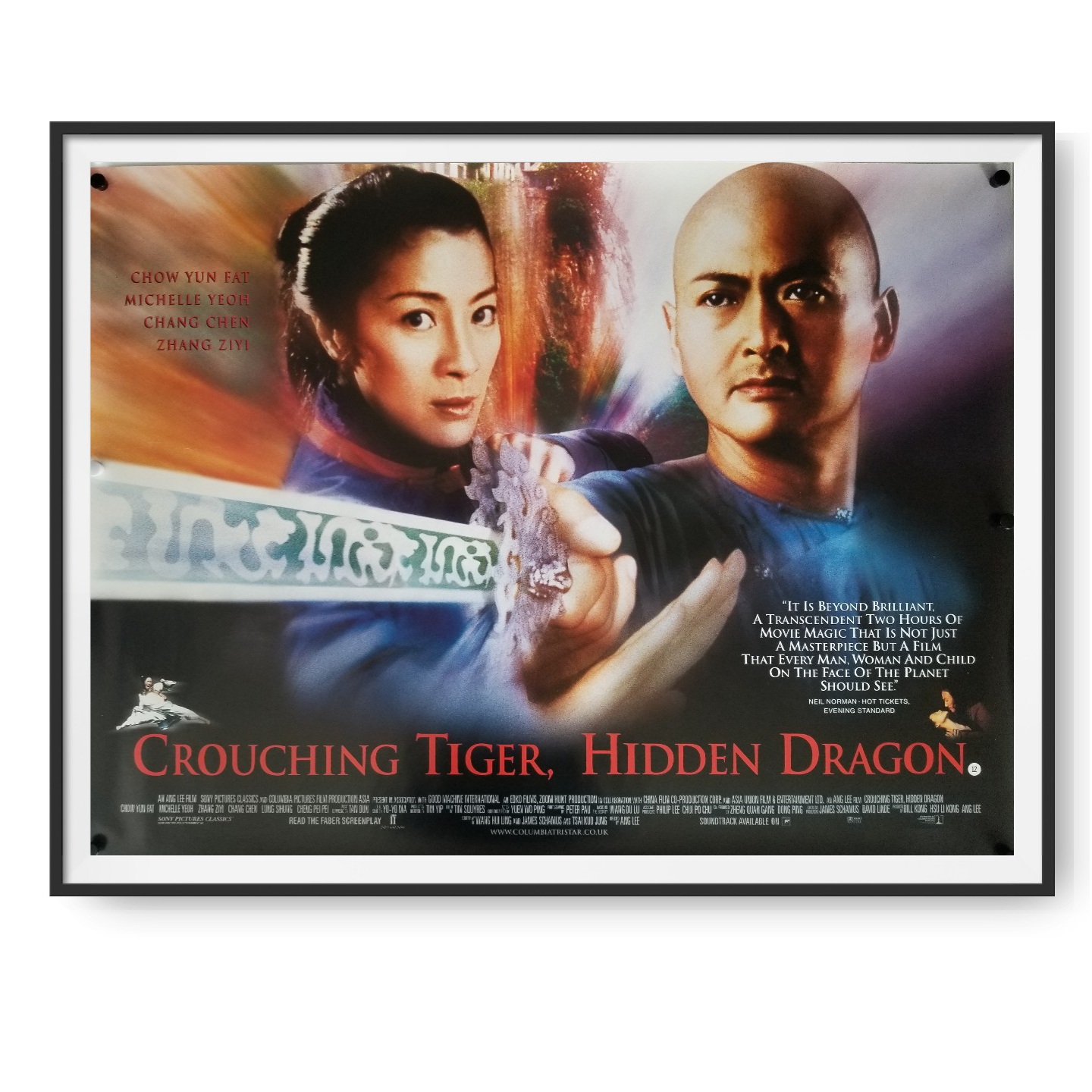 Crouching Tiger Hidden Dragon (2000) Original UK Quad Poster - Cinema ...