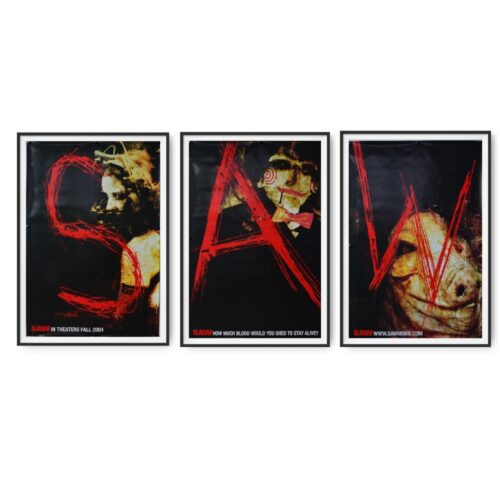 Saw (2004) 3 x Original US One Sheet Poster - Cinema Poster Gallery