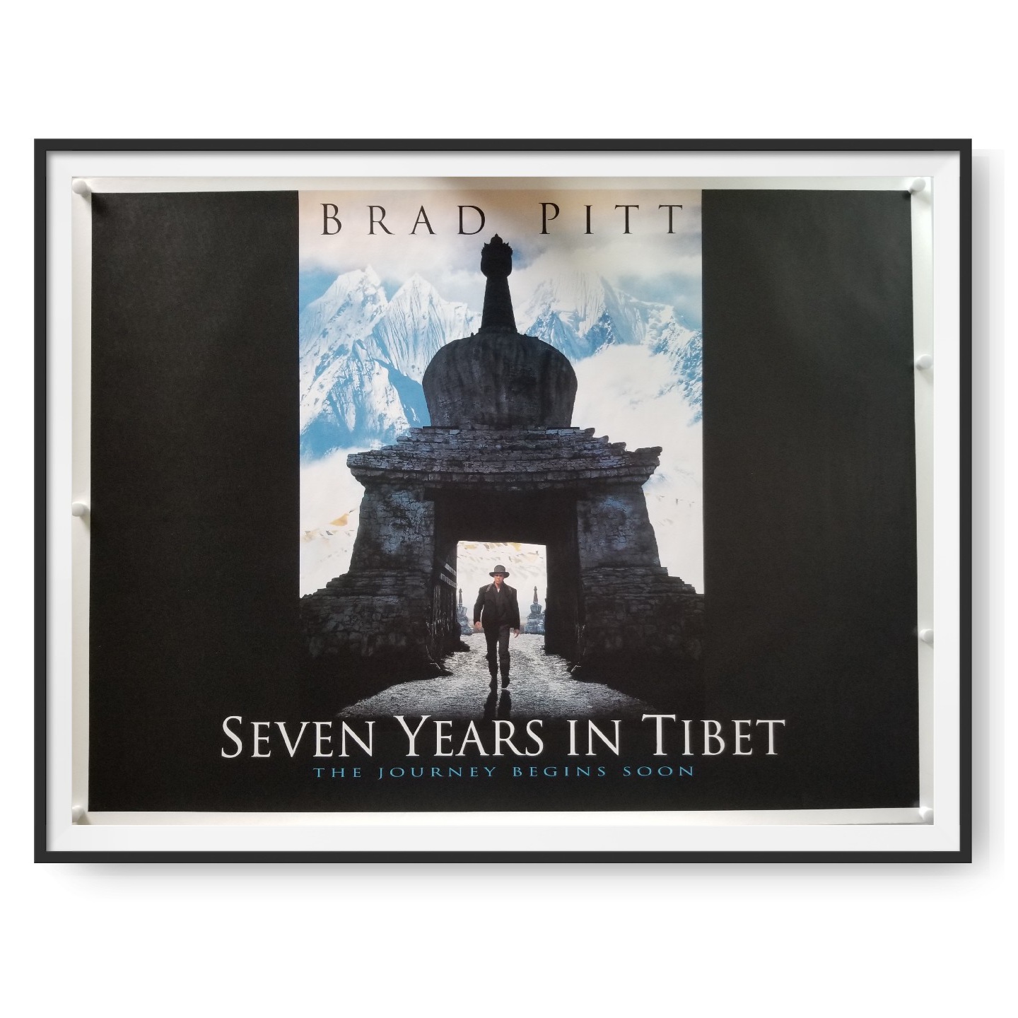 Seven years in Tibet (1997) Original UK Quad Poster - Cinema Poster Gallery