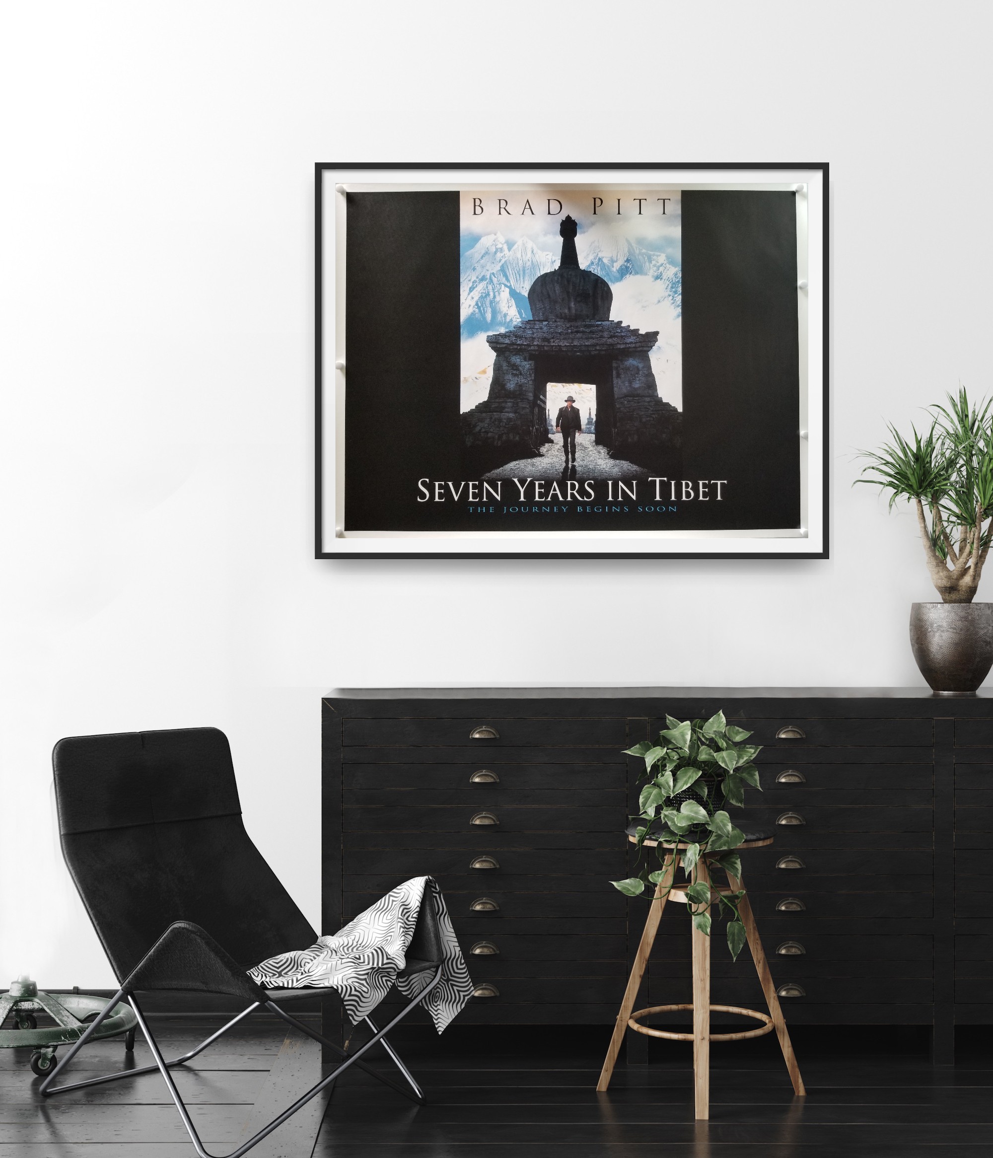 Seven years in Tibet (1997) Original UK Quad Poster - Cinema Poster Gallery