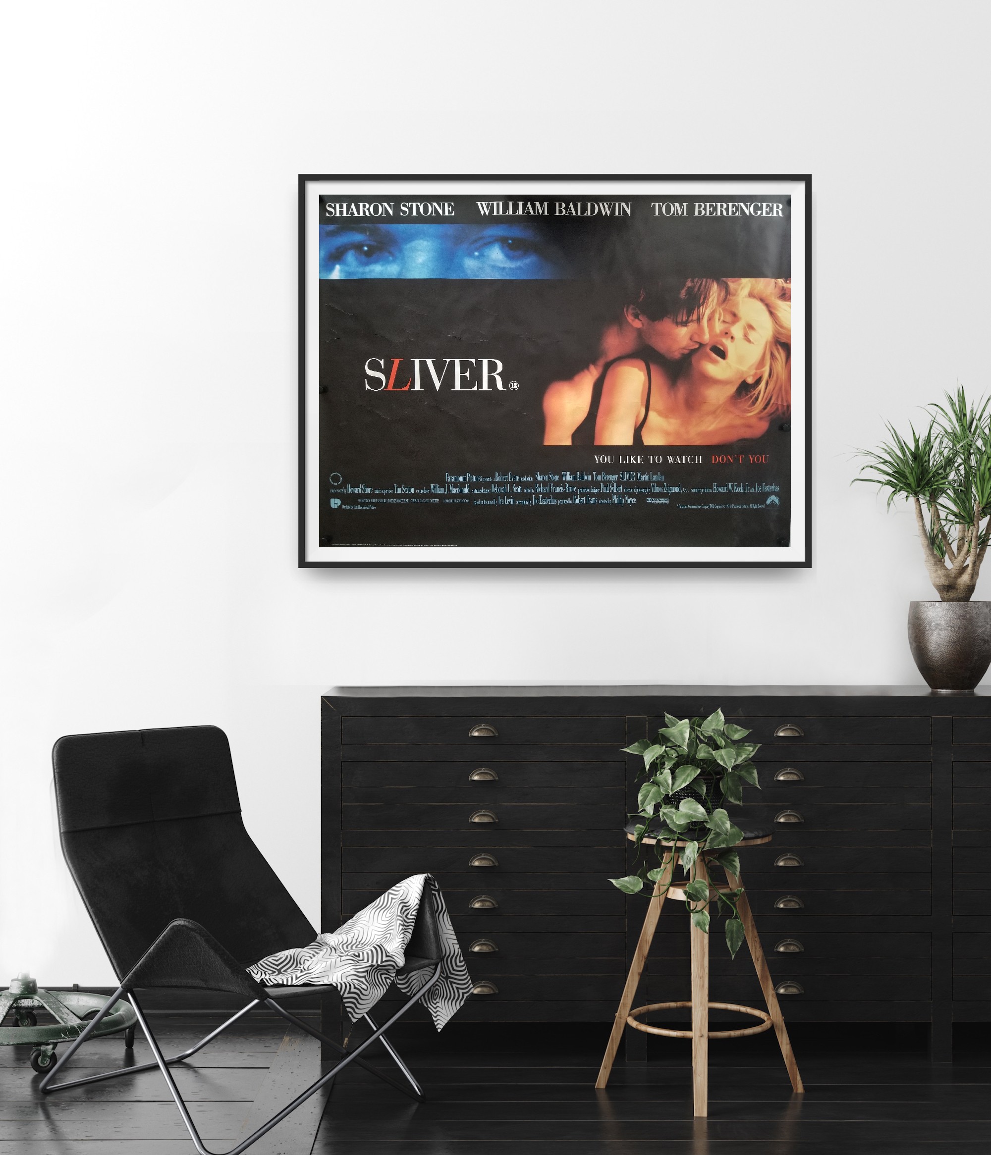 Sliver (1993) Original UK Quad Poster - Cinema Poster Gallery