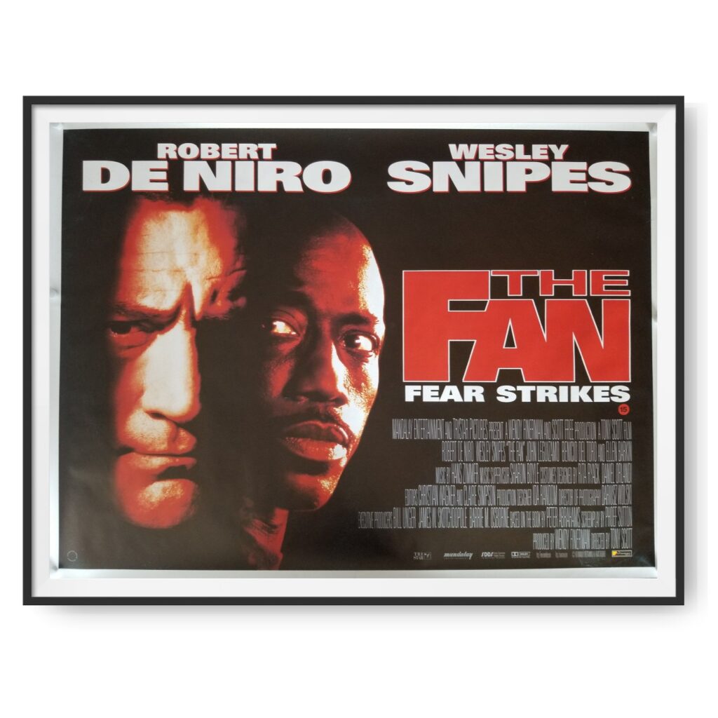 The Fan (1996) Original UK Quad Poster - Cinema Poster Gallery