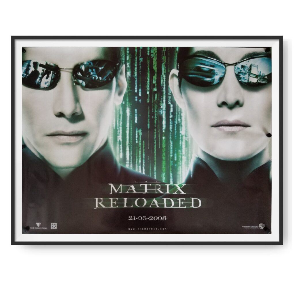 The Matrix Reloaded (2003) Original UK Quad Poster - Cinema Poster Gallery