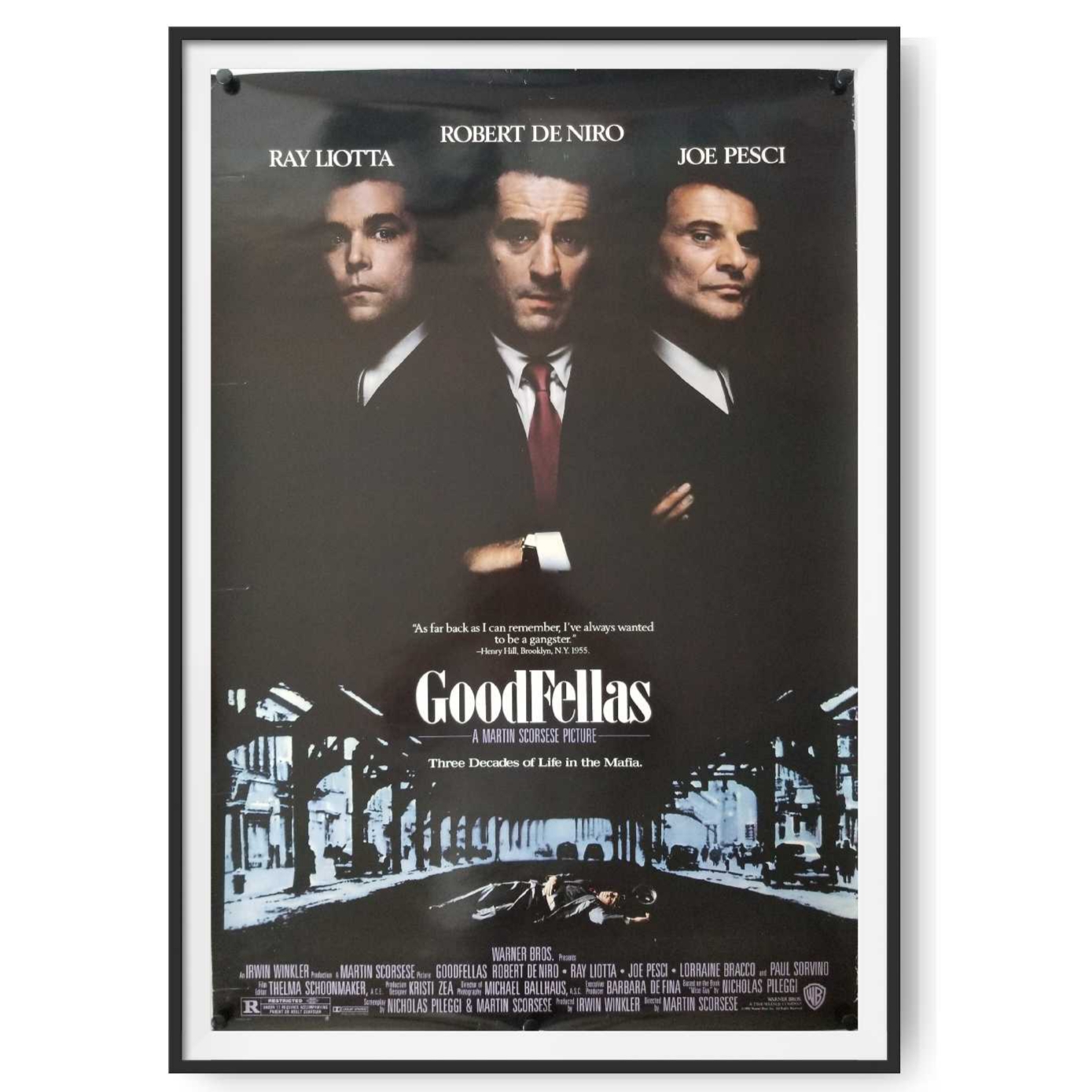 Goodfellas (1990) Original One Sheet Poster - Cinema Poster Gallery