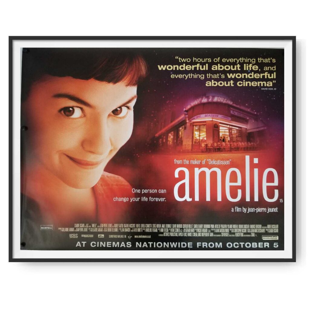 Amelie (2001) Original UK Quad poster - Cinema Poster Gallery