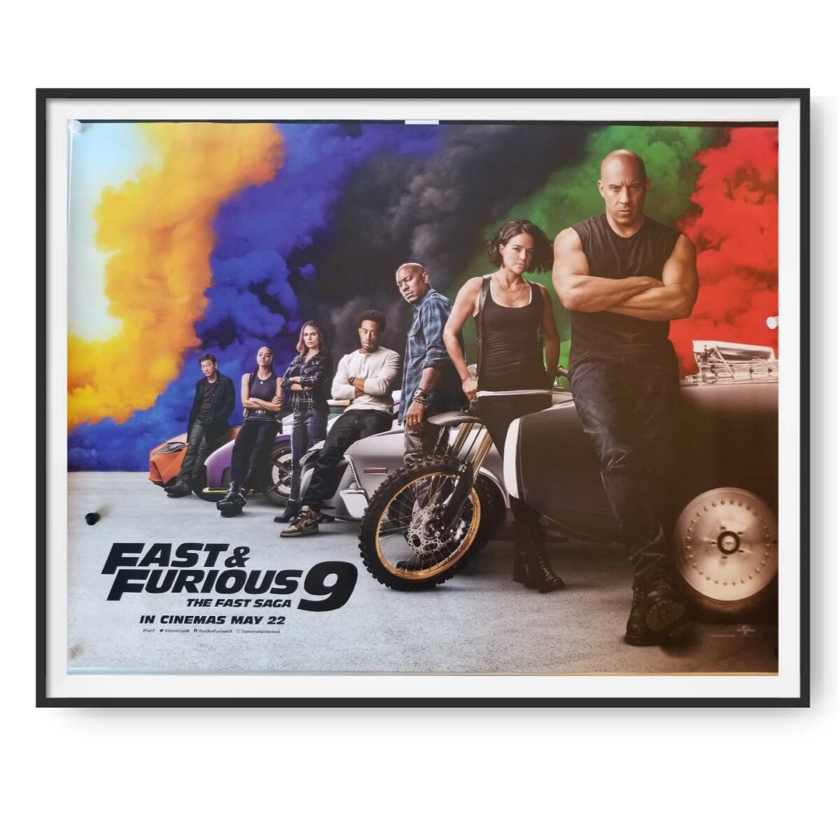 Fast & Furious 9 (2021) Quad Poster - Cinema Poster Gallery