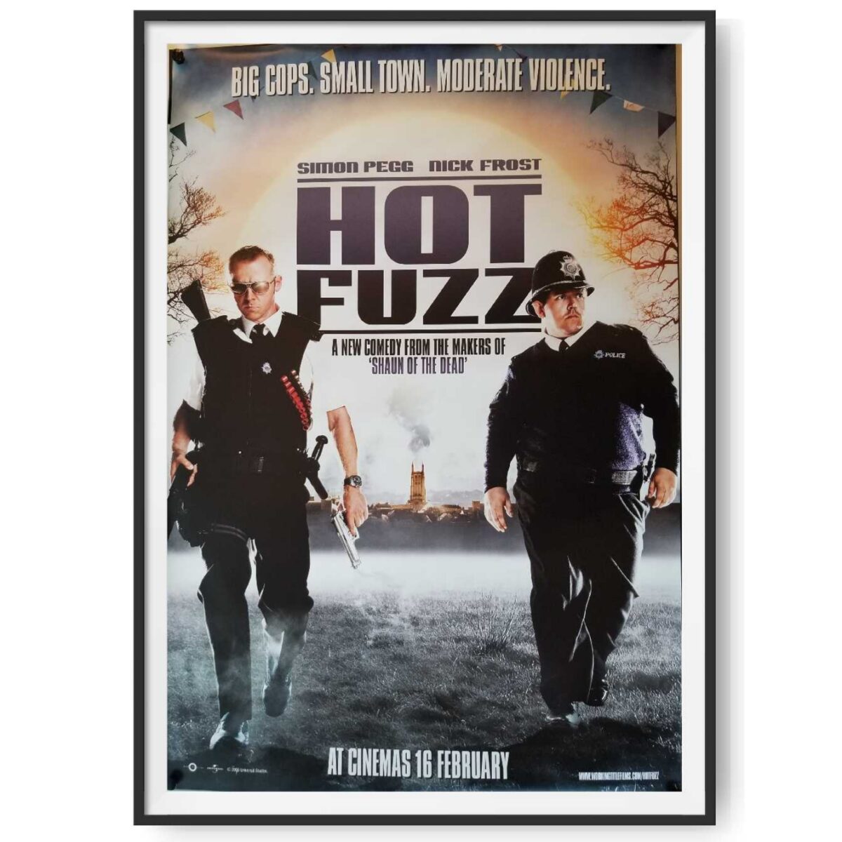 Hot Fuzz (2007) Original One Sheet Poster - Cinema Poster Gallery