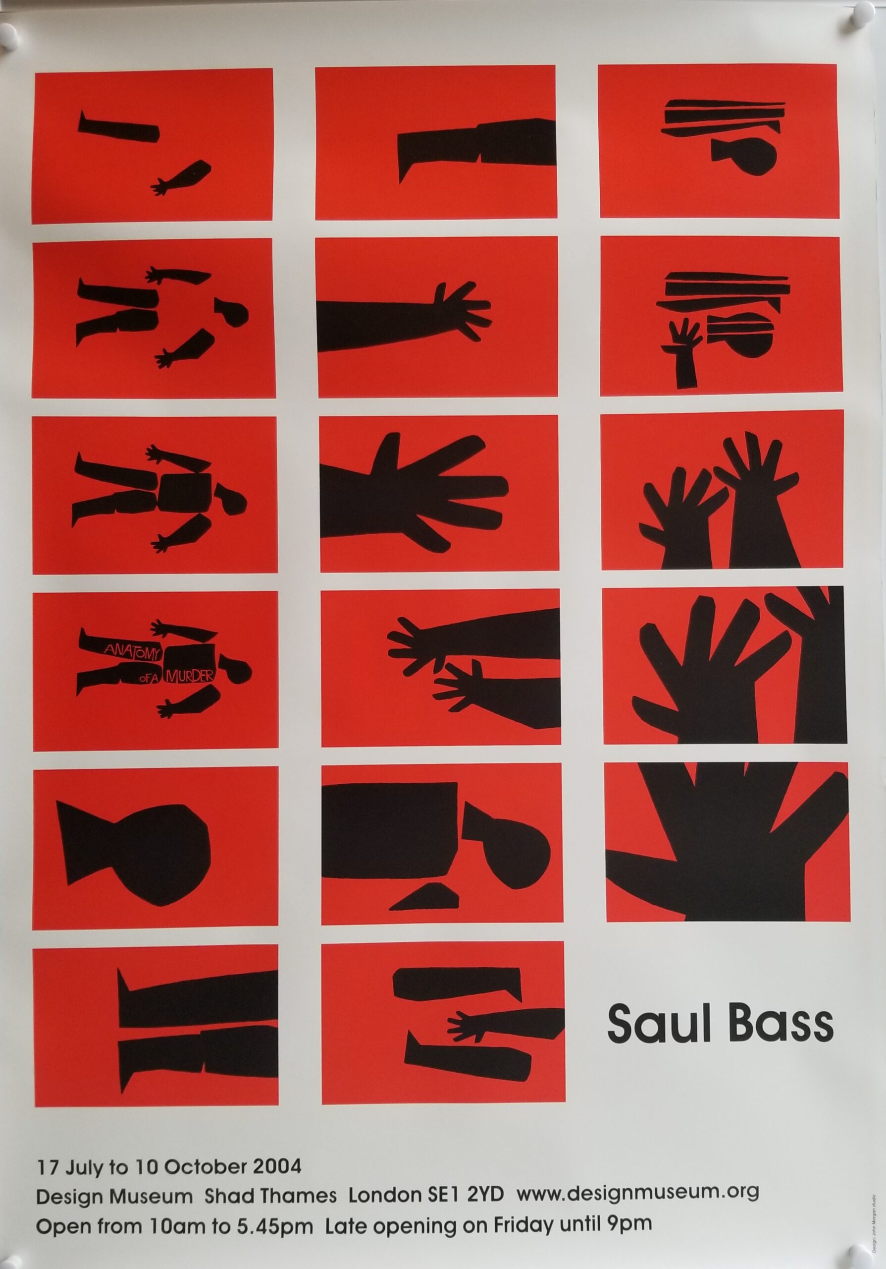 Anatomy of Murder (1959) Saul Bass Exhibition Original US One Sheet ...