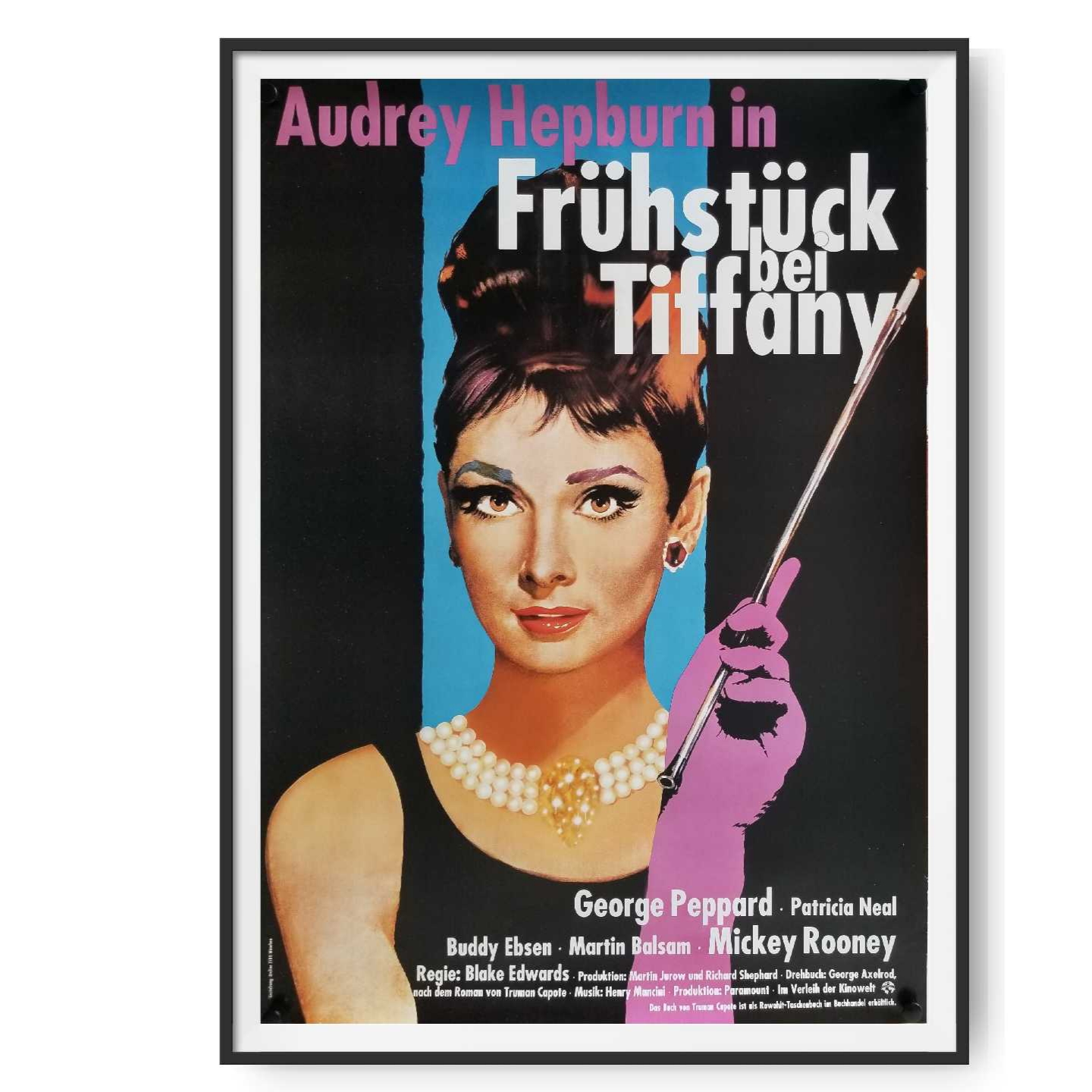 Breakfast At Tiffany's (1961) Original German A1 Poster 86 RR - Cinema ...