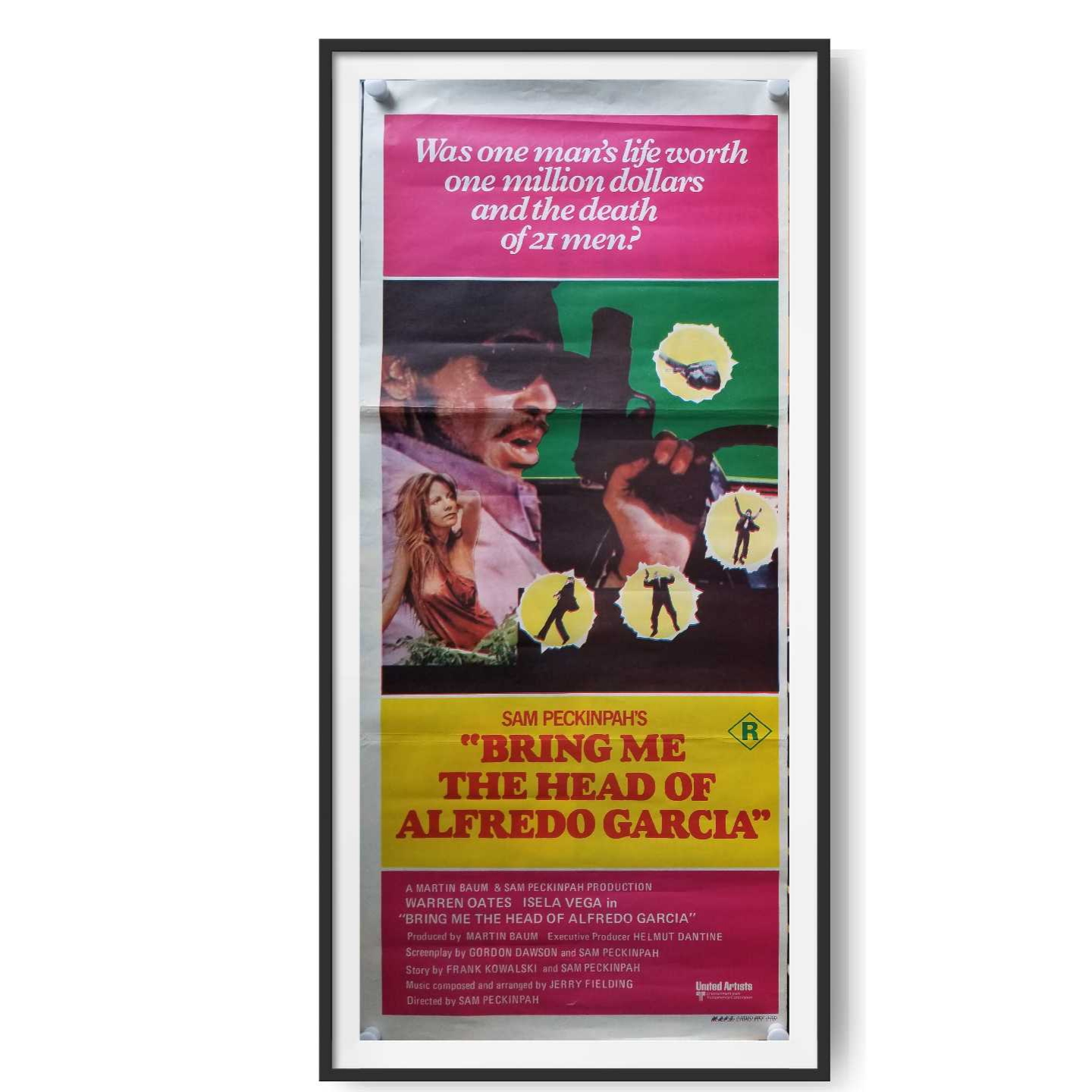 Bring Me the Head of Alfredo Garcia (1974) Original Australian daybill ...