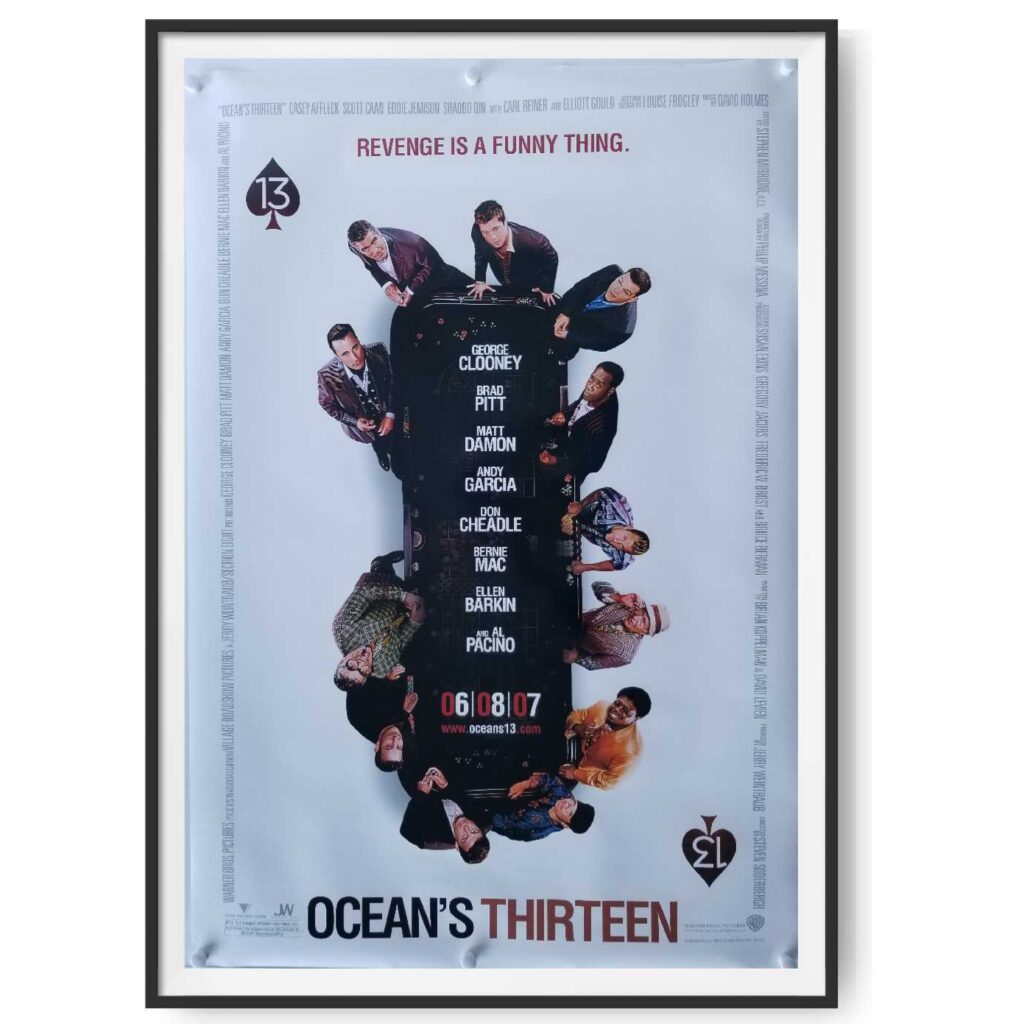 Ocean's Thirteen (2007) US One Sheet Poster - Cinema Poster Gallery