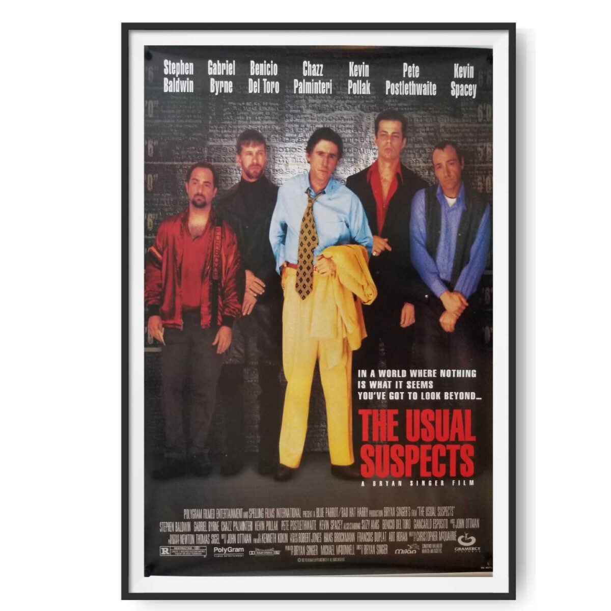 The Usual Suspects (1995) Original US One Sheet Poster - Cinema Poster ...