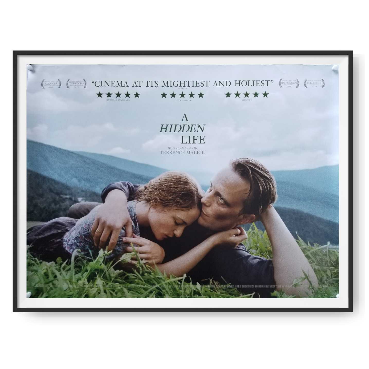 A Hidden Life (2019) Original UK Quad Poster - Cinema Poster Gallery