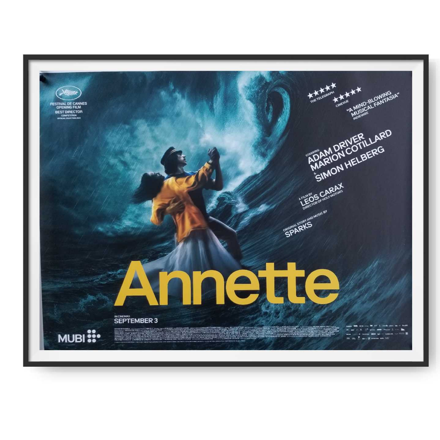 Annette (2021) Original UK Quad Poster - Cinema Poster Gallery